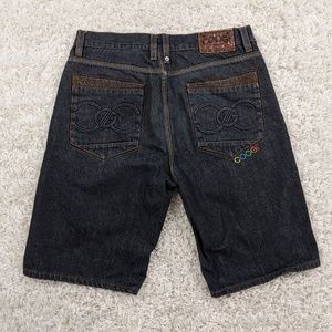 COOGI Shorts | Denim With Colorful Stitching | Poshmark